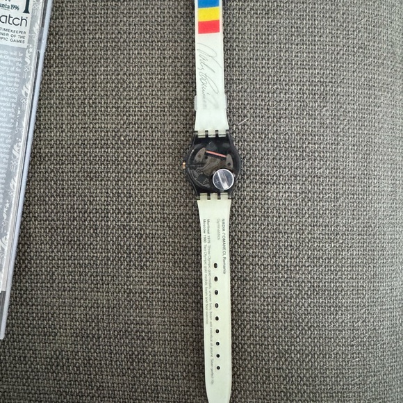 Swatch | Jewelry | Swatch Vintage 996 Olympics Nadia Comaneci Watch ...